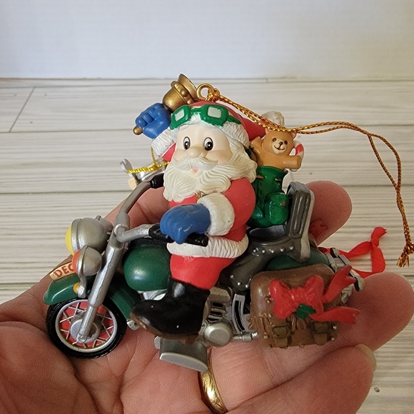 Harly Davidson | Holiday | Set Of 3 Motorcycle Ornaments Harley ...